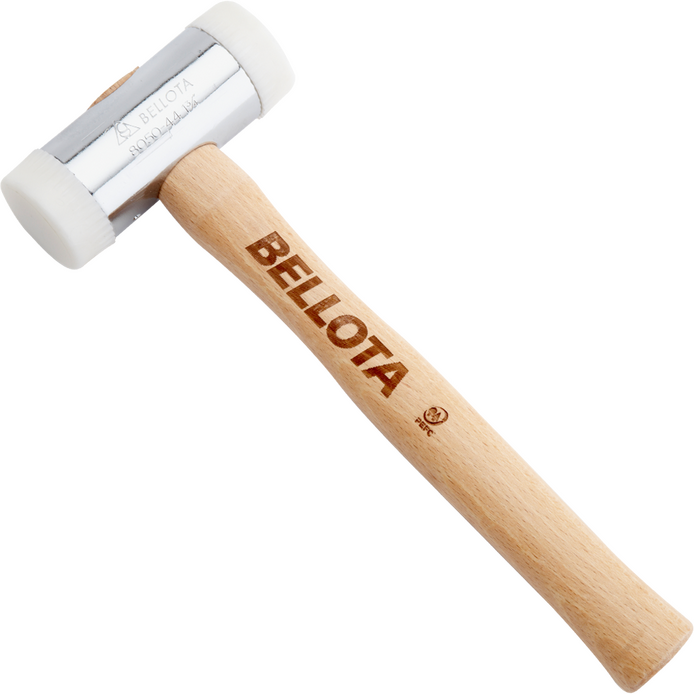 Wood Handle Nylon Hammer for striking steel pieces / 8050 | Bellota