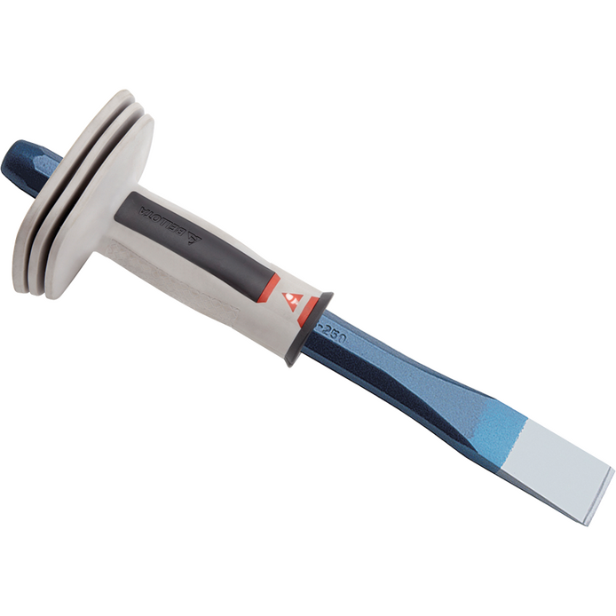 Octagonal Cr.V. steel chisel with guard for opening grooves / 5825CP ...