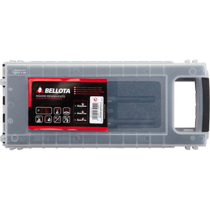 Dry cut diamond core bits kit for use with drill (without hammer ...