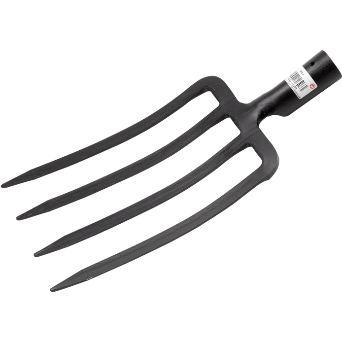 Horca forjada de 4 púas para remover la tierra,desenterrar cultivos y ...