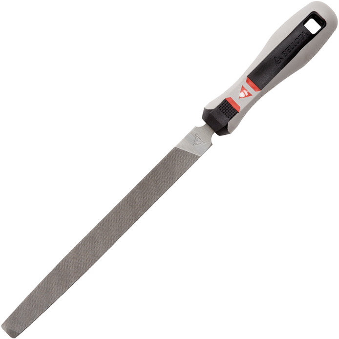 Flat file pointed on both sides with bi-material handle / 4001MB | Bellota