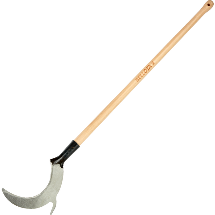 Bill hook with wooden handle for cleaning palm trees and branches and ...