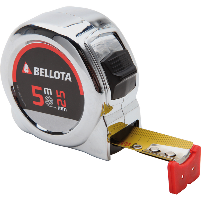 Chrome-plated flexometer with magnet for measuring work / 50012M | Bellota
