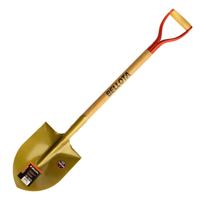 Pala Redonda Dorada con Mango y Anilla - Bellota