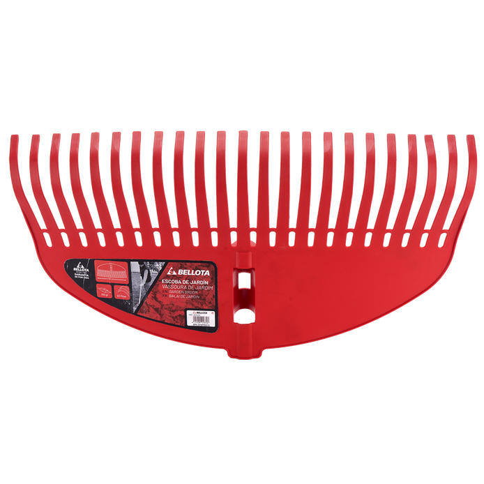 Escoba de plástico tipo rastrillo sin mango / 3035 | Bellota
