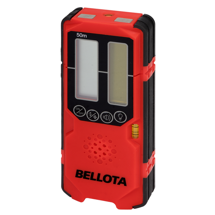 Receptor para nivel láser hasta 50 m, rojo y verde | Bellota