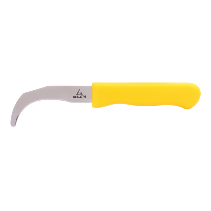 Cuchillo bananero amarillo 3" — Bellota | Corte preciso en campo
