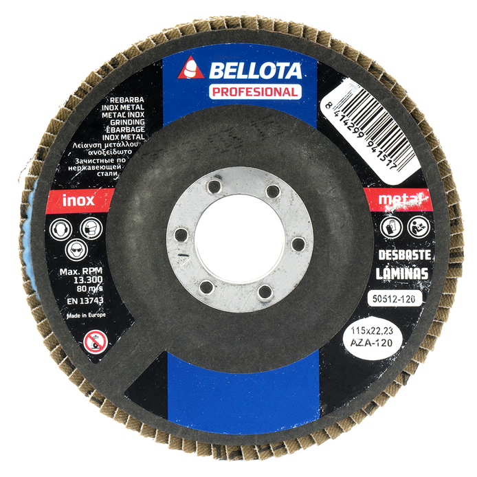 Fibreglass concave base flap disc for stainless steel-metal grinding ...