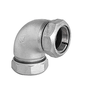 Elbow Double Compression Fitting 790 Malleable Cast Iron Pipe Fittings ...