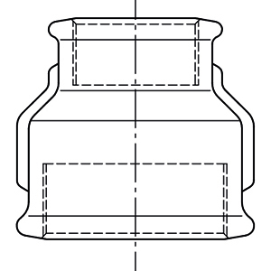 Reducing Socket 240 Malleable Cast Iron Pipe Fittings | Atusa