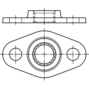 Oval Flange 320 Malleable Cast Iron Pipe Fittings | Atusa