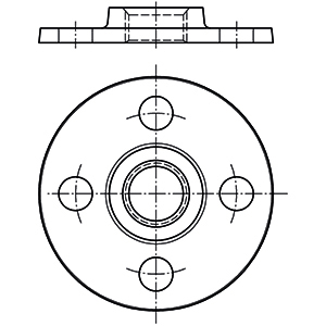 Circular Flange 321 Malleable Cast Iron Pipe Fittings | Atusa