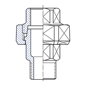 Union Taper Seat 341 Malleable Cast Iron Pipe Fittings | Atusa