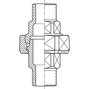 Union Taper Seat 344 Malleable Cast Iron Pipe Fittings | Atusa