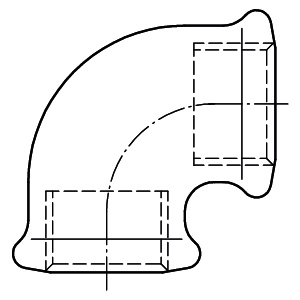 90 Elbow 90 Malleable Cast Iron Pipe Fittings | Atusa