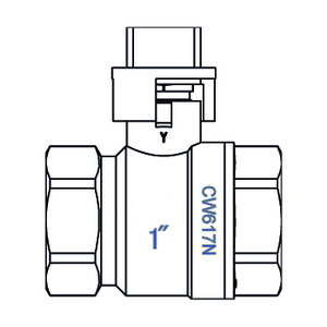 Square Sealing Cap Ball Valve 58 | Atusa