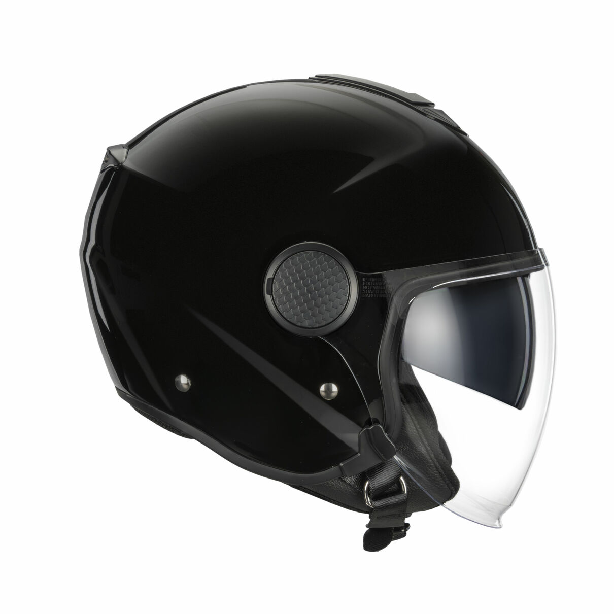 HELMET DEMI JET CTR GLOSSY BLACK – Hebo