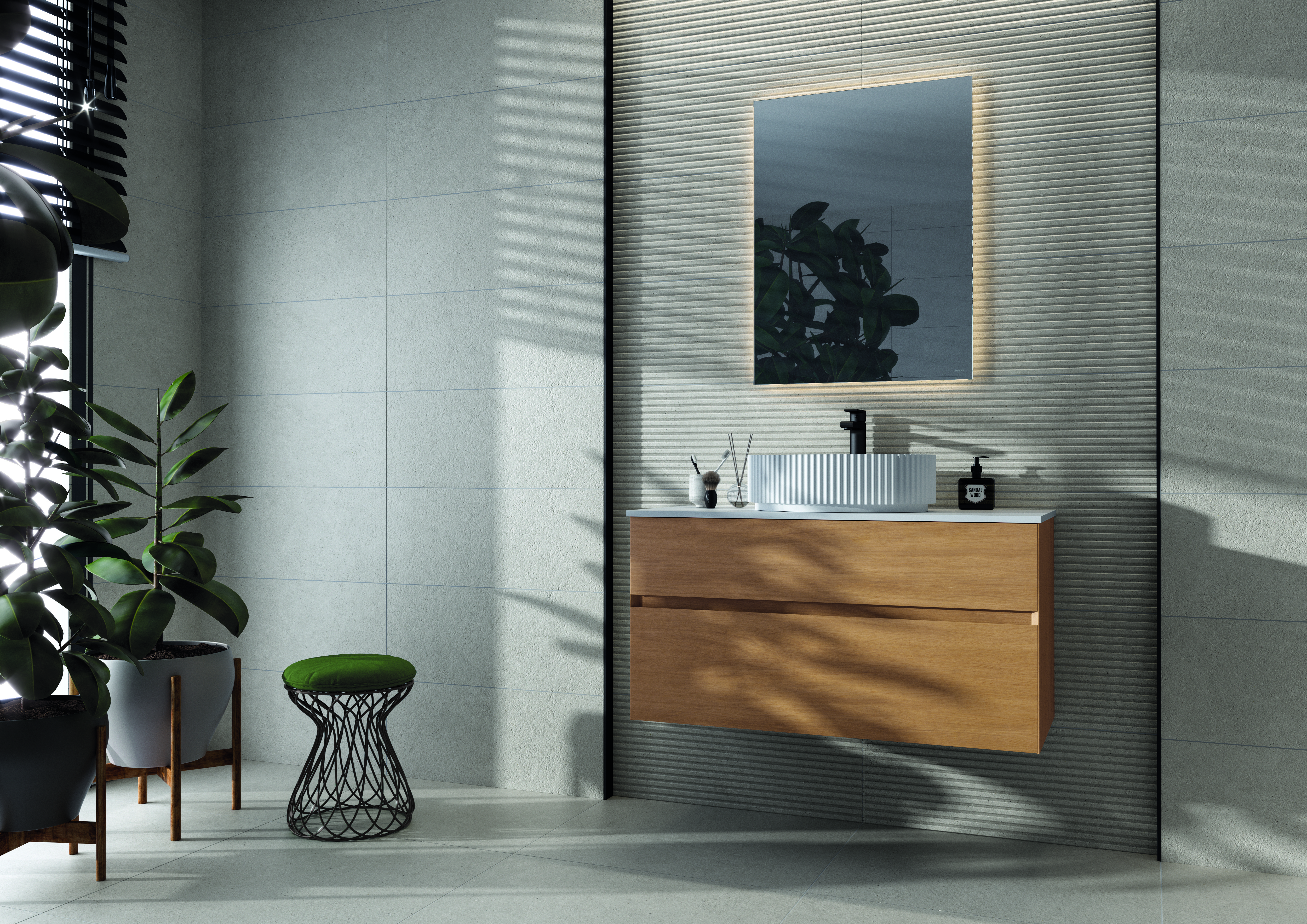 Borneo, decorative cement effect tiles | Cifre Cerámica