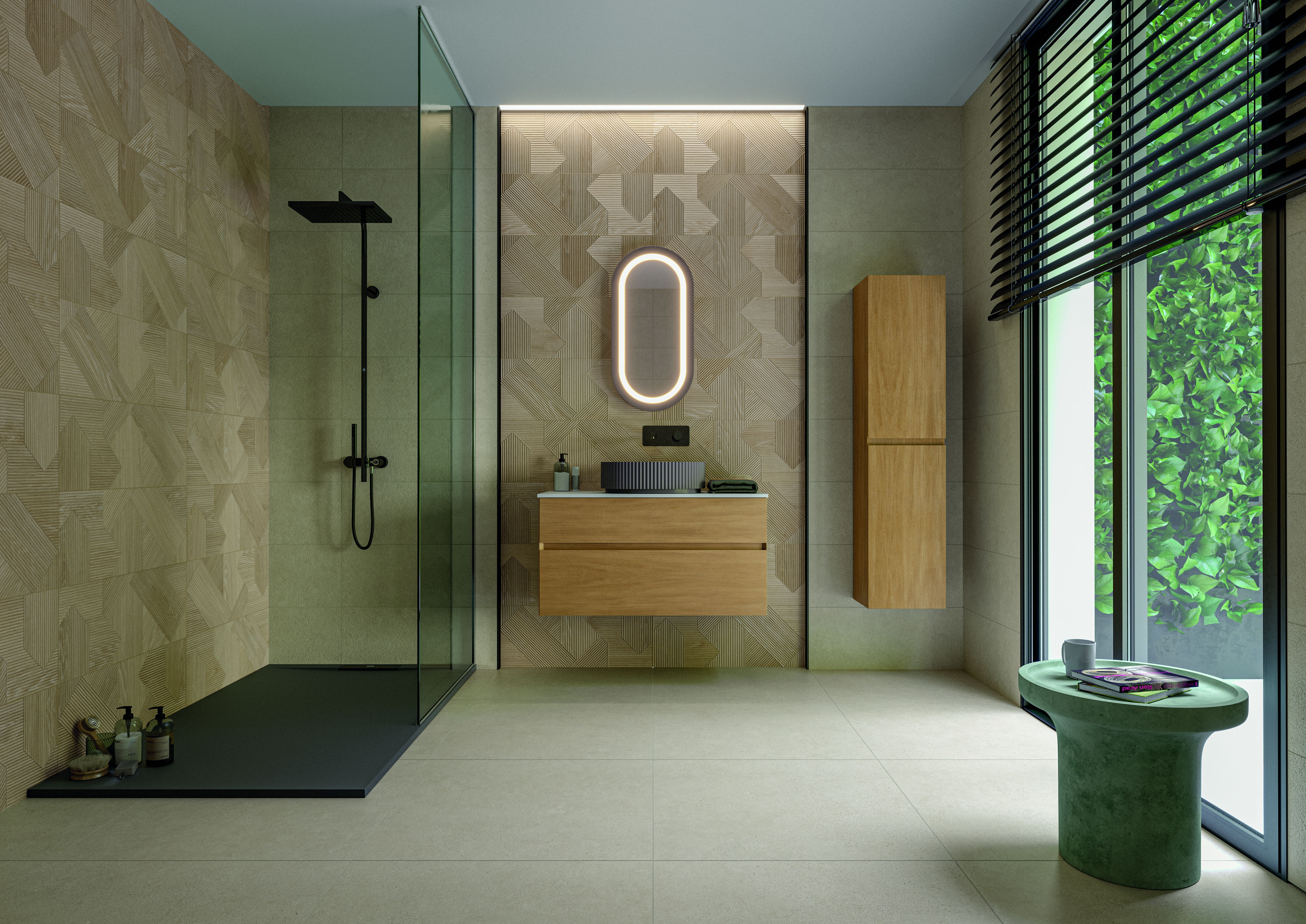 Borneo, decorative cement effect tiles | Cifre Cerámica