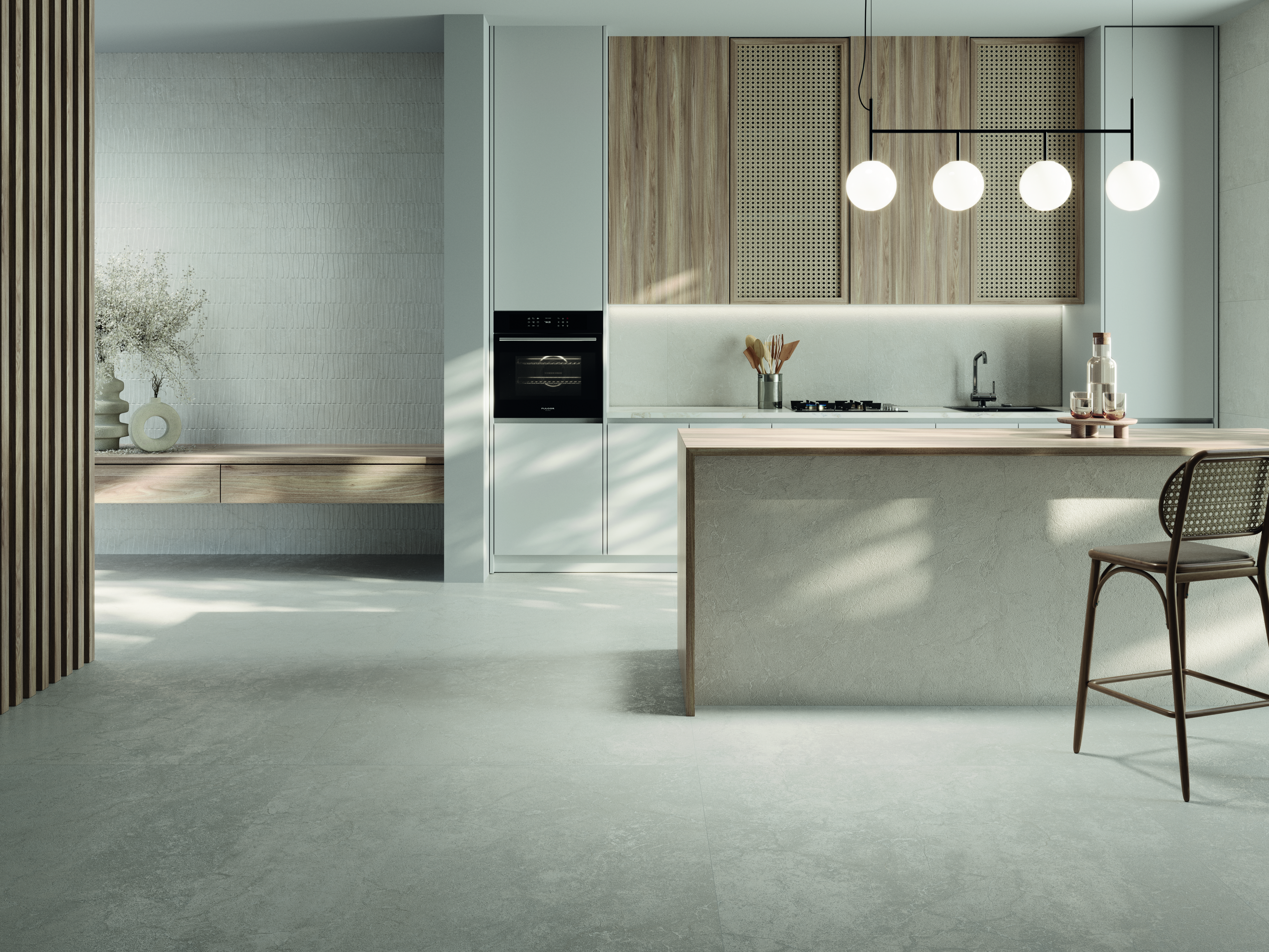 Zyra, minimalist marble effect tile - Cifre Cerámica