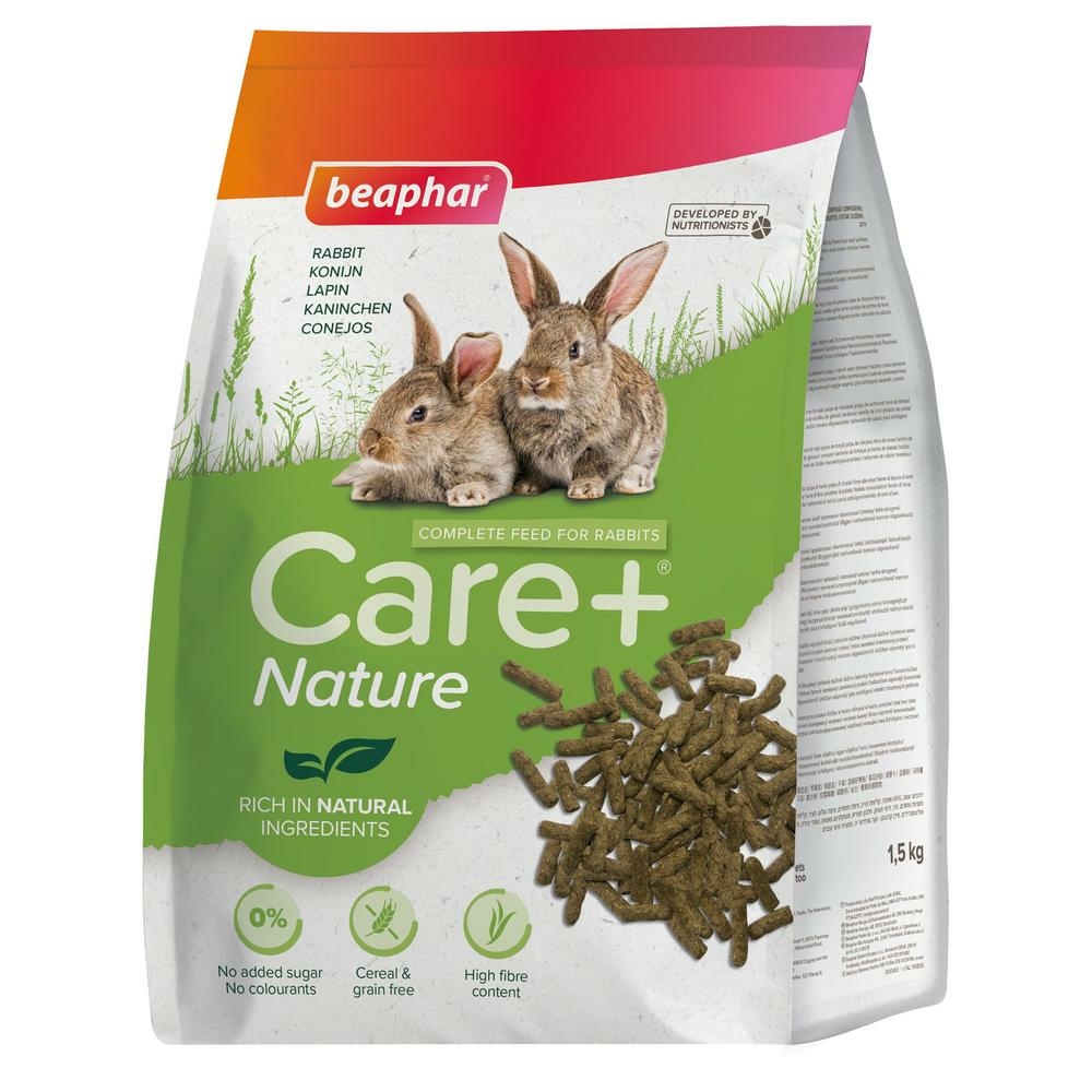Care+® Nature, Aliment Premium pour Lapin - 1,5 kg - Beaphar