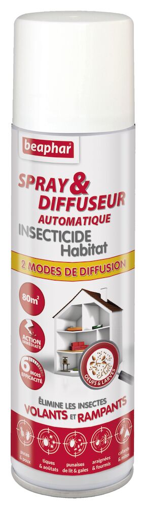 Spray & Diffuseur automatique insecticide Habitat - Beaphar