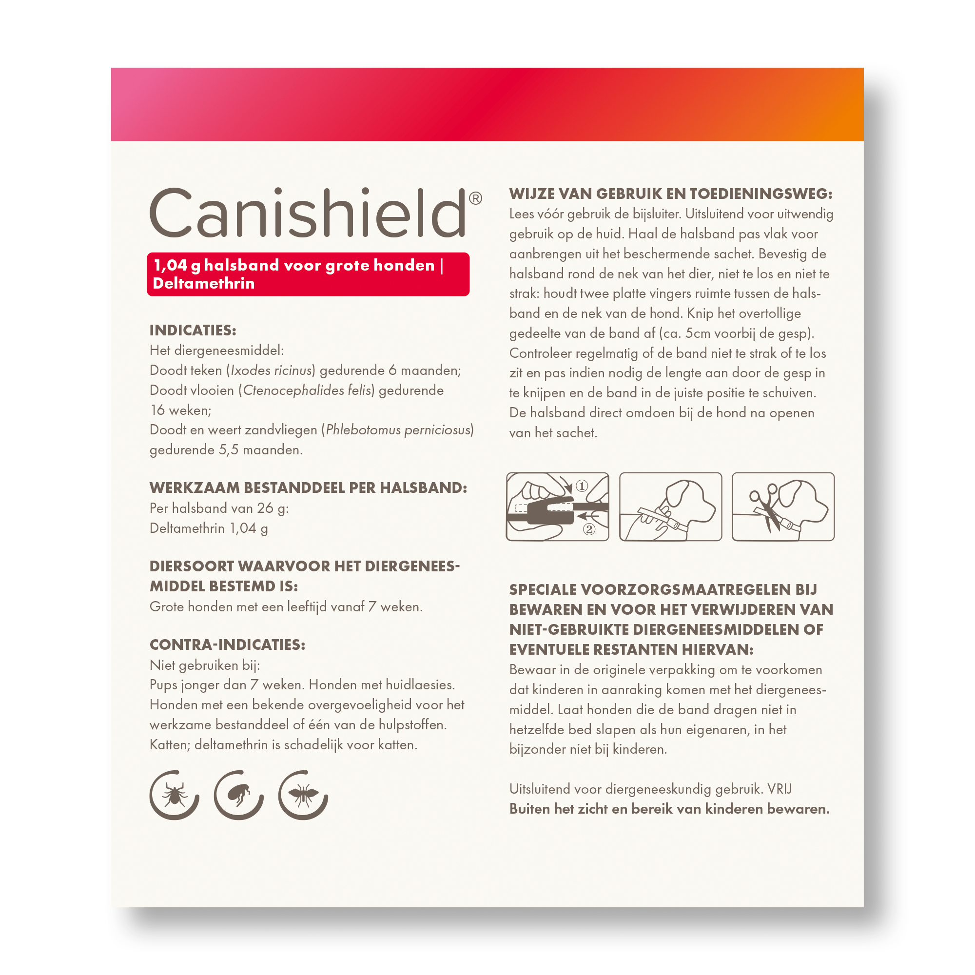 Beaphar Canishield® hond groot 65cm 1st - Beaphar