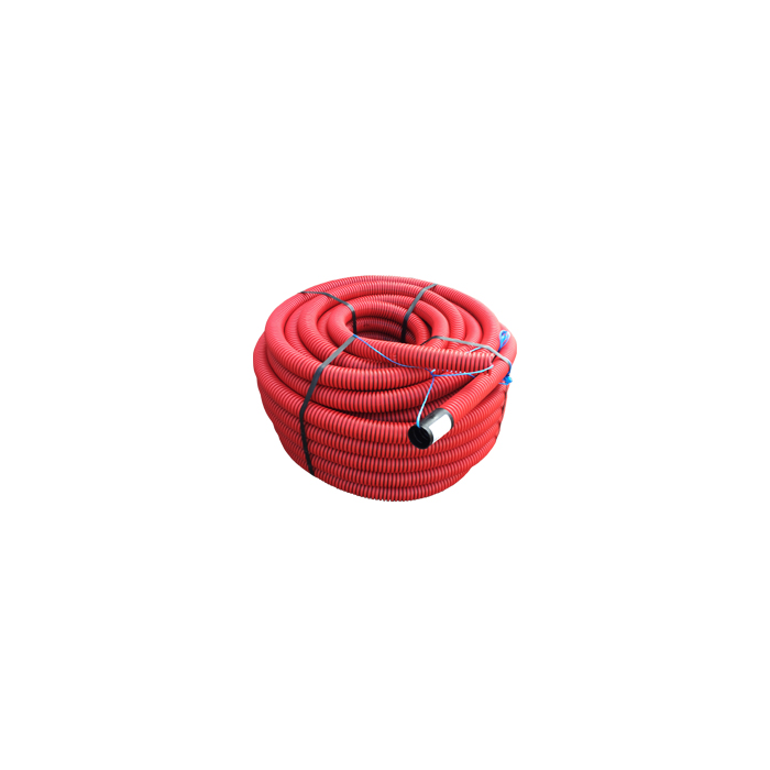 Frankische Mantelbuis 40mm rood met trekdraad kopen? | 50 meter