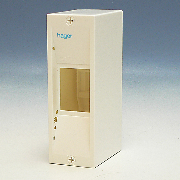 Hager miniverdeler 1 rij 2 modulen kopen? | Elektroshop.nl