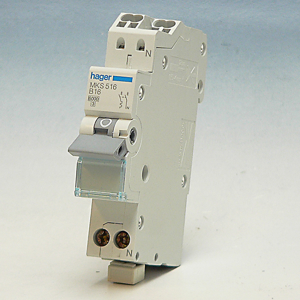 Hager Installatieautomaat 1-P+N B16A 6kA QuickConnect MKS516 kopen ...