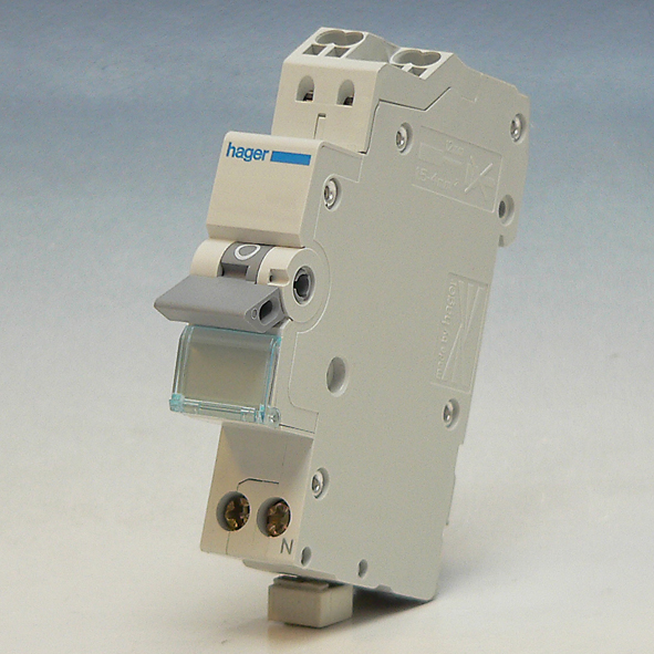 Hager automaat 16A 1 fase B 1P+N1 MHS516 kopen? | Elektroshop.nl