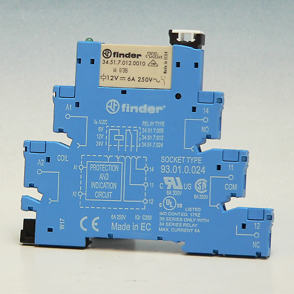 FINDER 38.51.0.012.0060 INTERFACE REL 12VACDC 6A S kopen ...