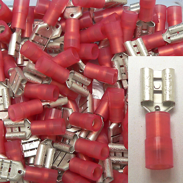 KLEMKO SP 1507 FL KABELSCH VLAKST 6.3 RO 1.5MM NYLON kopen ...