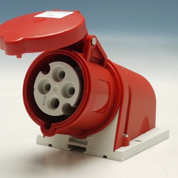 CEE form stopcontact 400v 32A 4P 1348 schroefloze klem Mennekens kopen ...