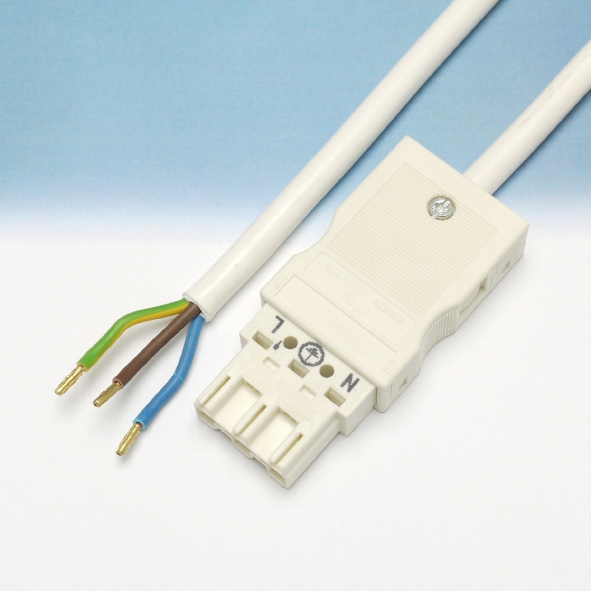 WAGO 771-9993/206-302 KABEL MALE-OP 3M 3X1.5 WIT kopen ...