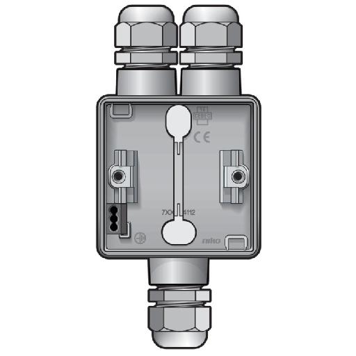 Niko Hydro onderbak enkelvoudig met 1x twee en 1x Ã©Ã©n wartel grijs ...