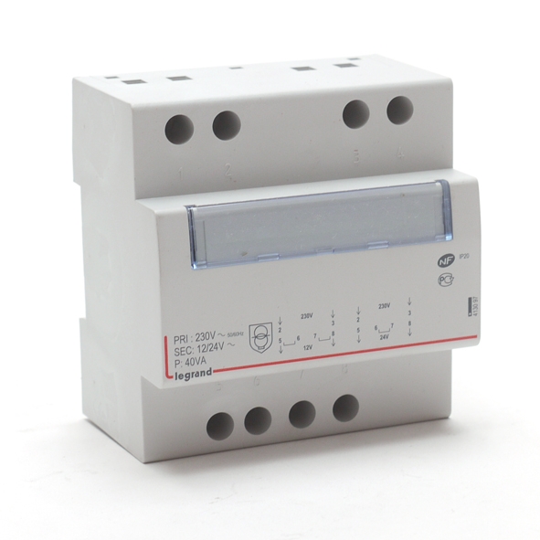 LEGRAND 413097 TRAFO MODULAIR 12-24V 40VA kopen? | InstallatieBalie.nl