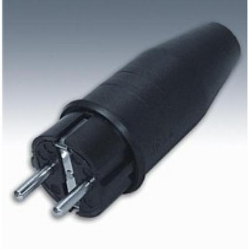 Keraf 611 stekker RA Rubber 16A 2P kopen? | InstallatieBalie.nl
