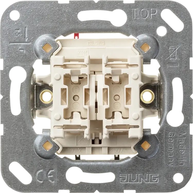 Jung dubbele serieschakelaar voor 2 lampen kopen? | 505EU