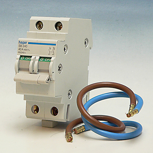 Hager Uitbreidingset hoofdschakelaar 2-polig 40 A Vision kopen ...