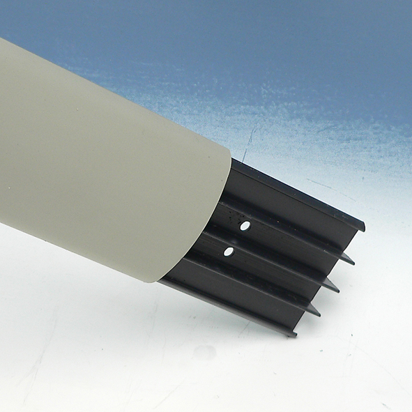 Tehalit vloergoot 17 x 75mm grijs lengte 2 meter prijs per meter kopen ...