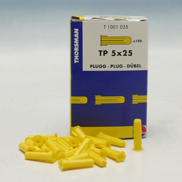 Thorsman plug geel 5mm lang 22mm (100 stuks) kopen? | Elektroshop.nl