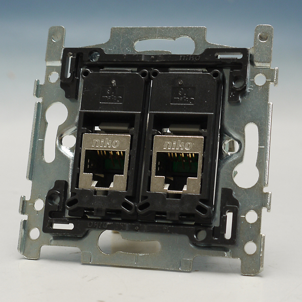 NIKO INBOUWR 2V RJ45 FTP CAT5 kopen? | Elektroshop.nl