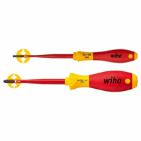 Sleufkop Xeno-schroevendraaierset SoftFinish electric slimFix, 2-delig Wiha kopen? | Elektroshop.nl