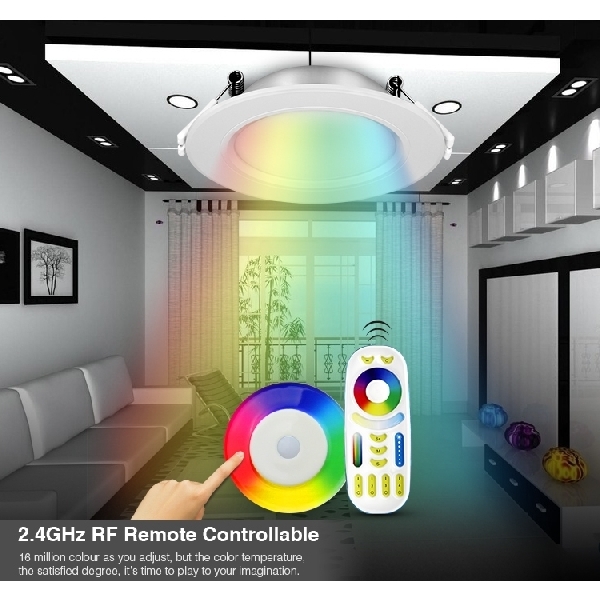 Downlight LED RGB+CCT 12W 1100lm kopen? | InstallatieBalie.nl