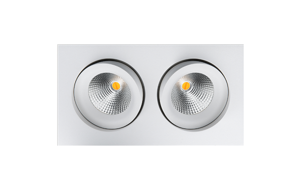 Sg Gyro Isosafe Led-Spot 2X6W Dimtowarm Mat Wit kopen ...