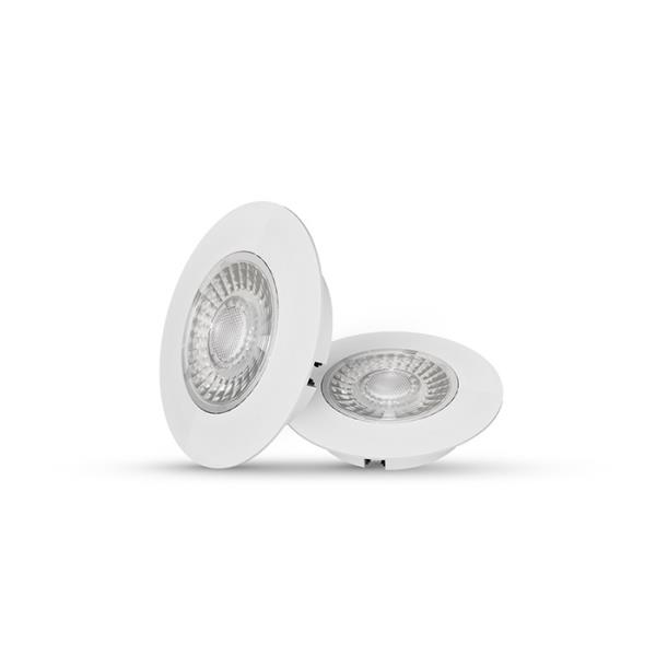 Interlight LED-spotset Cabiled dimbaar 2x4W 2700K IP44 wit kopen ...