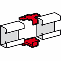 DLP snap-on koppelset wandgoot 075750/52 zwart kopen? | InstallatieBalie.nl