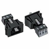 Wago 890-703 Steker Fem Snap-In Mini 3P Zw kopen? | InstallatieBalie.nl