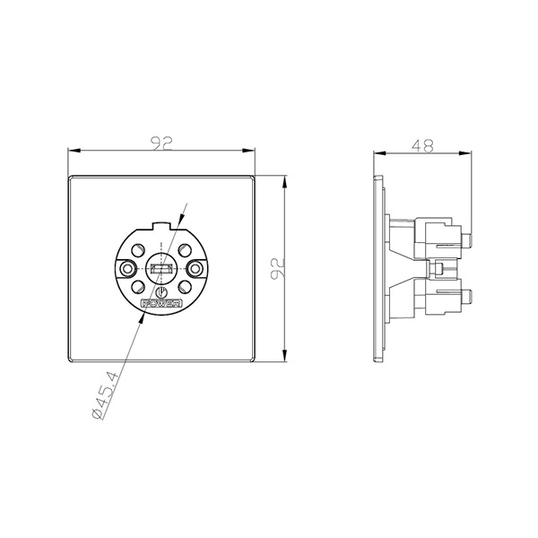 Perilex WCD 16A Inbouw Crème Pwp16Ci kopen? | InstallatieBalie.nl